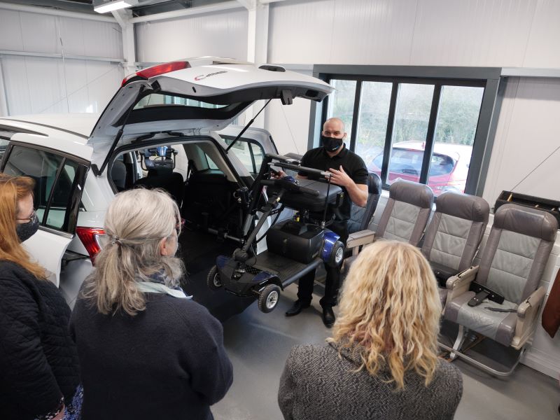 Autochair Visits The Regional Driving Assessment Centre Head Office